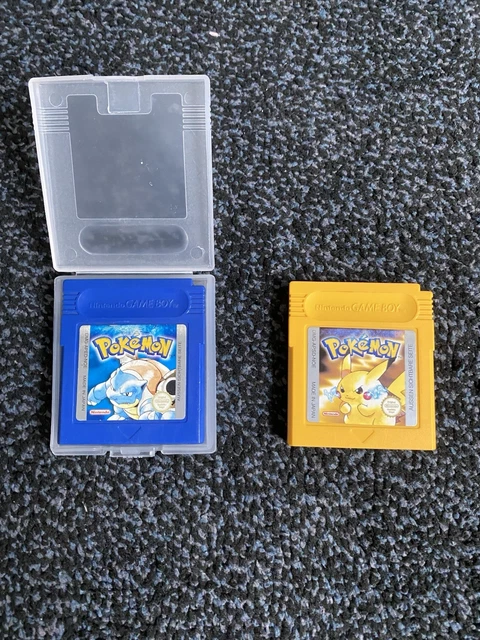 GAMEBOY POKEMON GELBE Rote und Blaue Edition Spiele Nintendo Retro Sammlung EUR 58,00 - PicClick DE