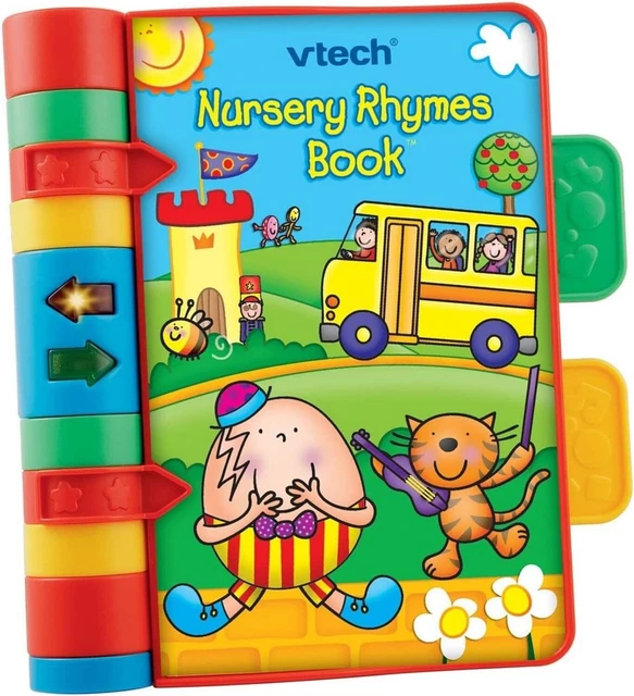 VTECH BABY NURSERY Rhymes Book, Light Up, Interactive, Musical Baby ...