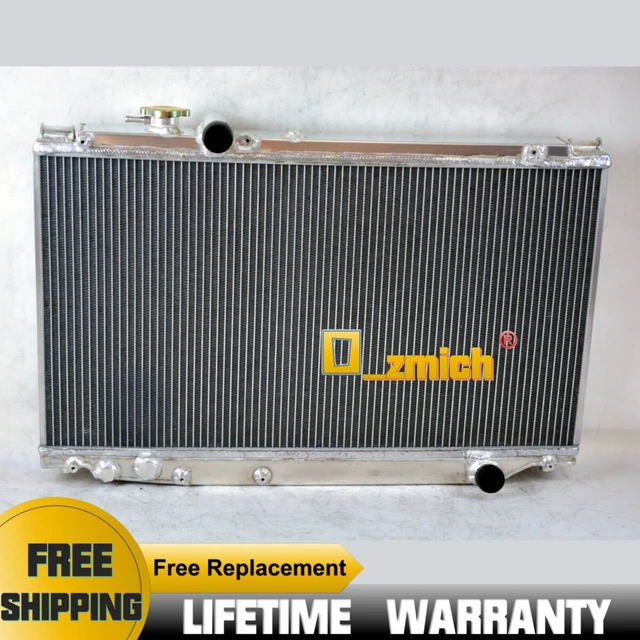 2 ROW ALUMINUM Radiator For 1993-1998 1994 95 Toyota Supra MK4 JZA80 ...