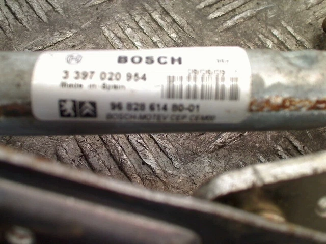 WINDSHIELD WIPER MECHANISM + MOTOR Partner (GC/GF/GG/GJ/GK) 2009 ...