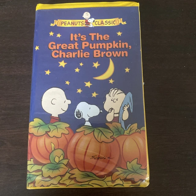 ITS THE GREAT Pumpkin, Charlie Brown (VHS, 1996, Clamshell), Peanuts ...