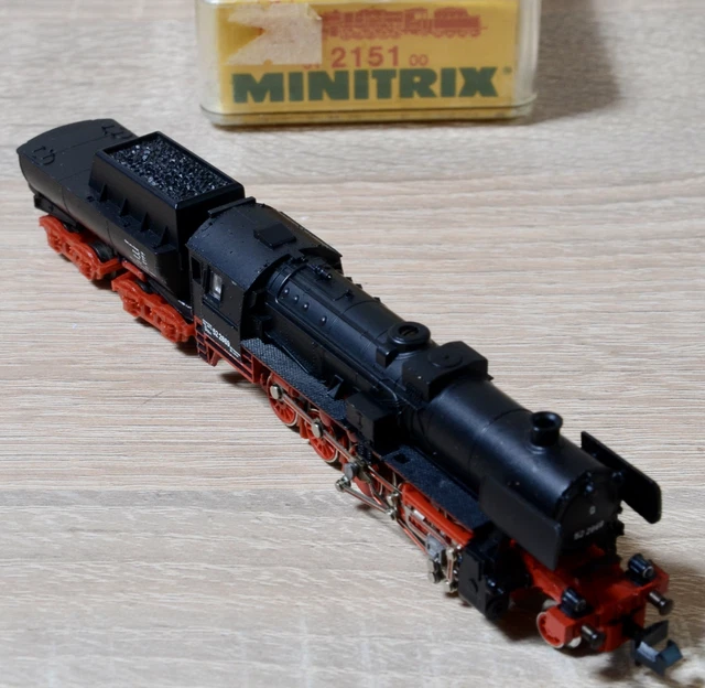 MINITRIX 2151 STEAM locomotive series 52 2869 of the DB / original ...