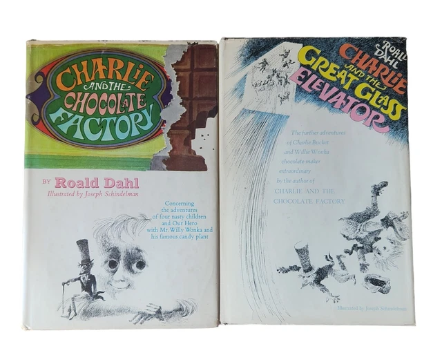 CHARLIE AND THE Chocolate Factory Roald Dahl 1973 Great Glass Elevator ...