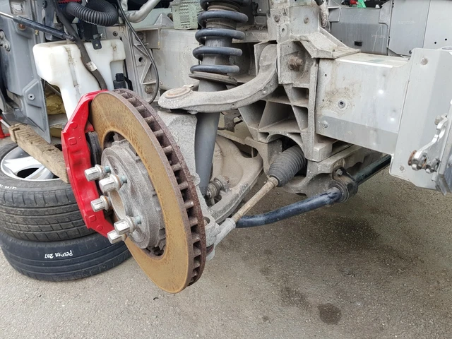 2011 ASTON MARTIN Rapide Driver Side Front Suspension Hub Wishbone Arms ...