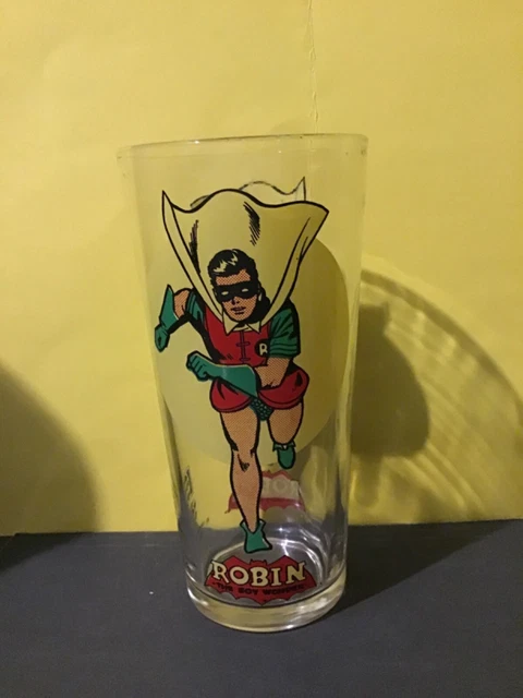 VINTAGE 1976 PEPSI cola Super Series DC Comics Robin Boy Wonder Tall ...