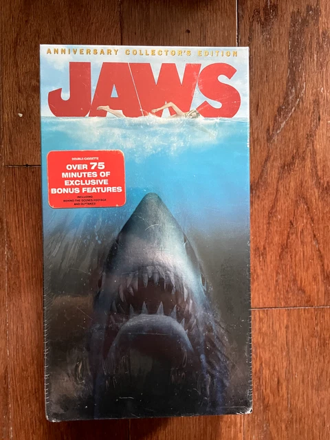 JAWS (VHS, 2000, 2-Tape Set, Anniversary Collectors Edition Double-Pack ...