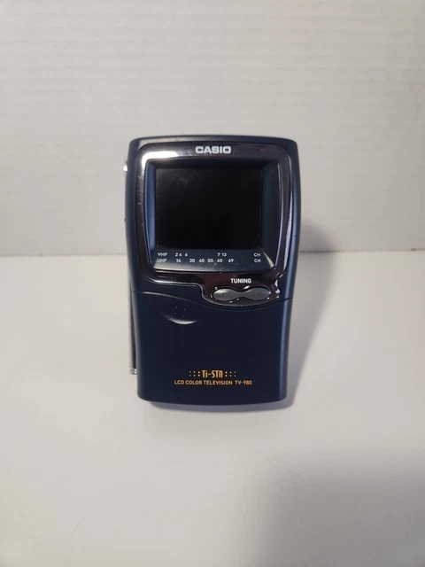 VINTAGE CASIO MODEL TV-980B Ti-STN Portable LCD Color Television $9.79 ...