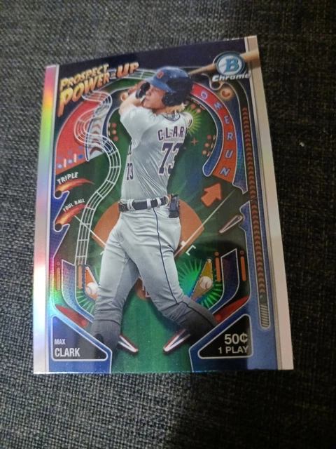 MAX CLARK 2024 Bowman Power-Up Cromato Prospect #PP-12 Detroit Tigers ...