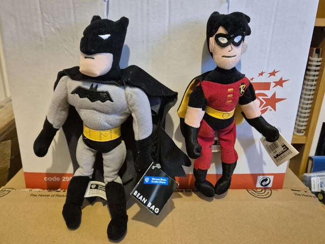 BATMAN & ROBIN 10" Plush Toy Warner Bros Studio Exclusive - Vintage ...