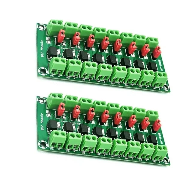 VOLTAGES LEVEL SHIFTER with 8 Channel Optocoupler Design for Frequency ...