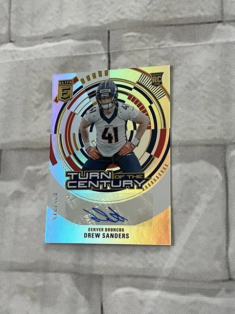 DREW SANDERS 2023 Donruss Elite débutant voiture 025/249 Broncos EUR 6 ...
