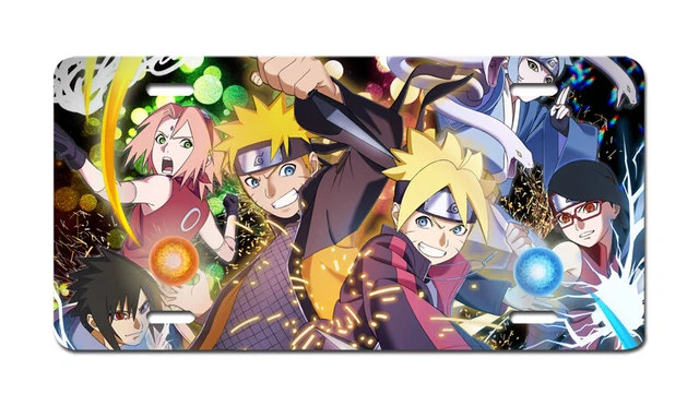 BORUTO SAKURA NARUTO anime plaque d'immatriculation populaire camion ...