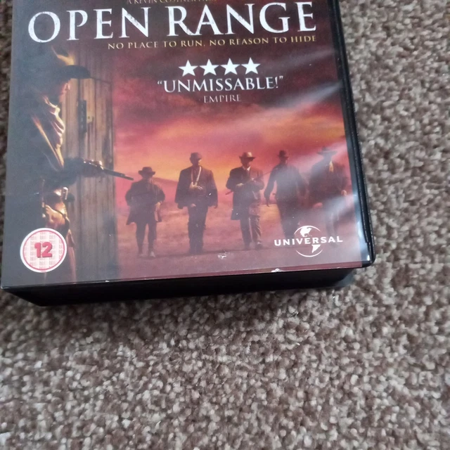 OPEN RANGE VHS Kevin Costner £4.90 - PicClick UK