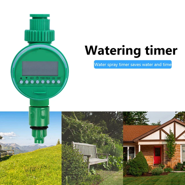 L# GARDEN WATER Timer Automatic Water Timer Outdoor Green Portable Drip ...