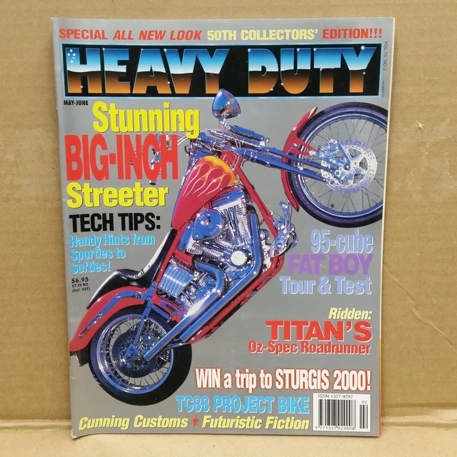HEAVY DUTY MOTORCYCLE Magazine Vol 10 Issue 2, Harley Davidson Choppers ...