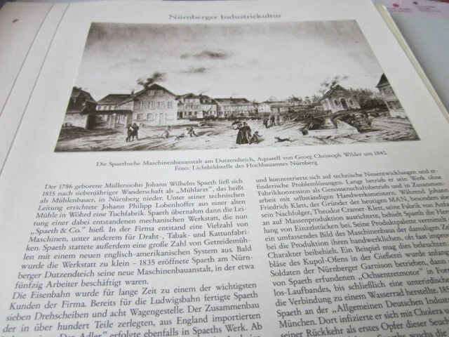 NÜRNBERG DOKU 6008 Maschinenfabrik Spaeth am Dutzendteich Bild Wilder ...