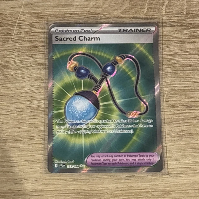 POKÉMON TCG PHANTASMAL Flames Sacred Charm 122/094 £3.30 - PicClick UK