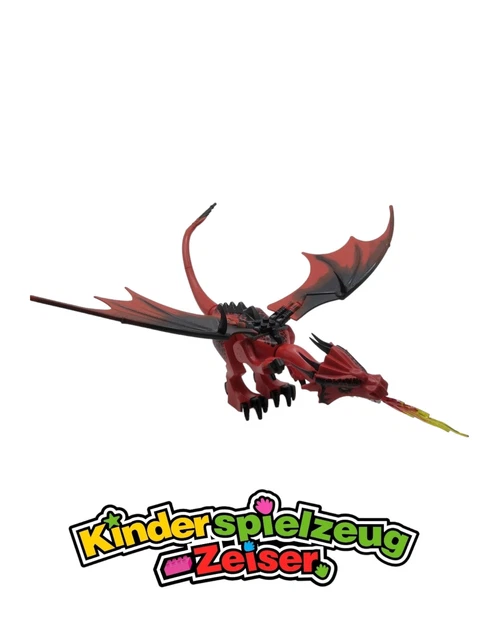 LEGO ANIMAL DRAGON Castle Red Red Dragon Castle Animal Air Dragon04 £67 ...