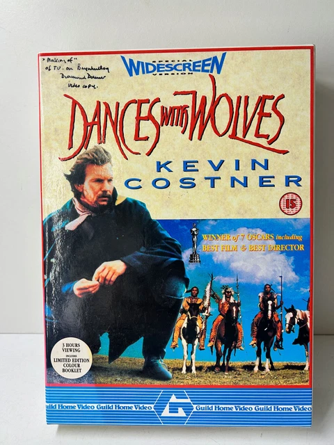DANCES WITH WOLVES (Widescreen) Limited Edition VHS Box Set with ...