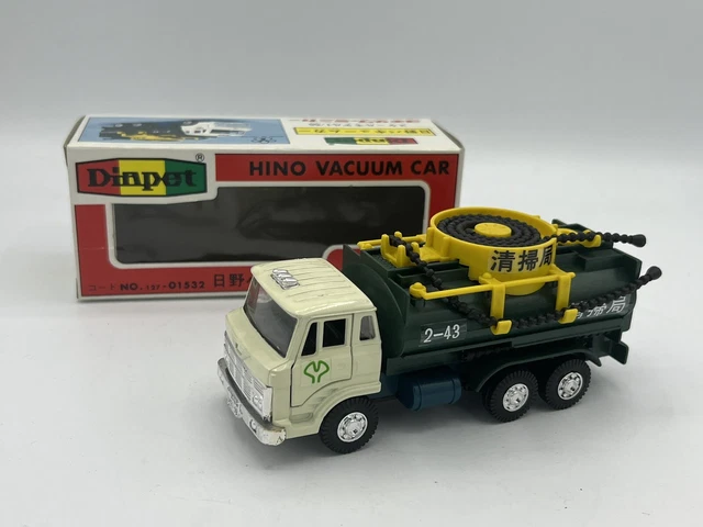 YONEZAWA DIAPET HINO Vacuum Car T-98 Japan 1:55 en boîte camion EUR 59 ...