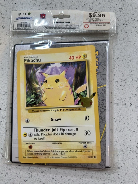 POKÉMON CARD 25TH Anniversary First Partner Collector Binder Inc Jumbo ...