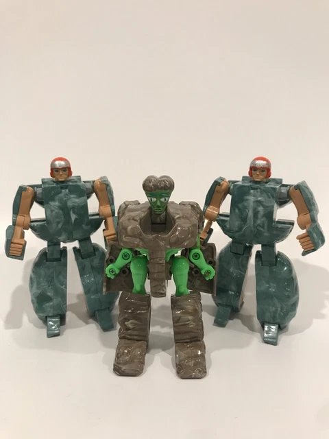 GOBOTS ROCK LORDS 1986: MARBLES, BOULDER (x2) - Tonka Bandai - Lot of 3 ...