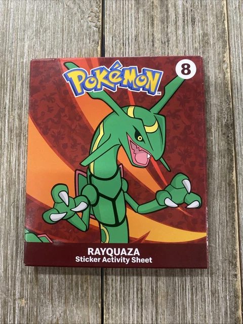 NUMBER 8 RAYQUAZA 2025 McDonald’s Pokémon NEW UNOPENED BOX Happy Meal ...