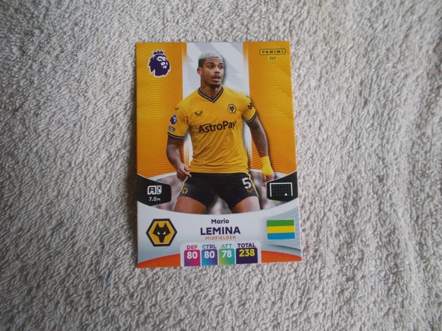 CARTA COLLEZIONABILE ADRENALYN XL 2024 Calcio ""Mario Lemina"" #360 ...