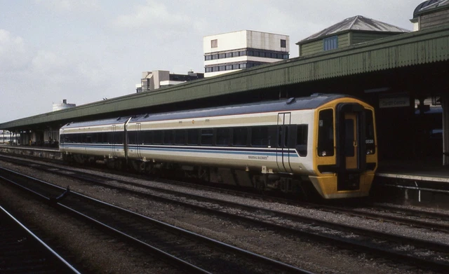 35MM SLIDE - British Rail 158838 Class 158 Express Sprinter DMU £1.99 ...