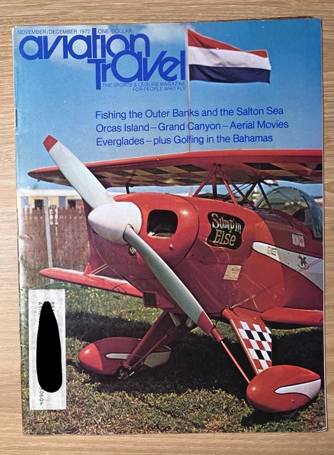 AVIATION TRAVEL NOV Dec 1972 vintage airplane magazine flying planes £6 ...