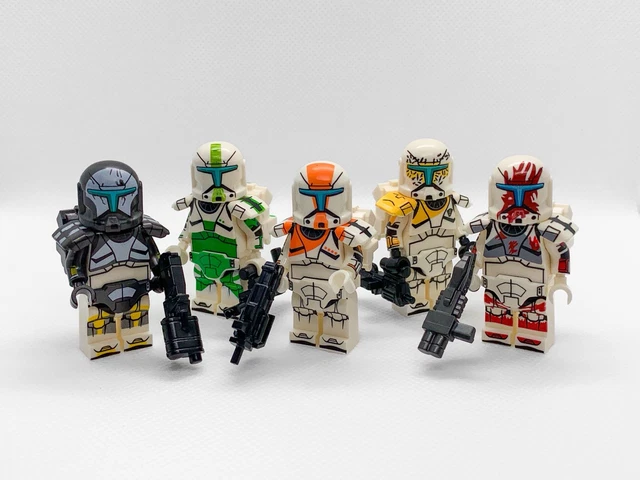 LEGO STAR WARS Delta Squad Boss Fixer Sev Scorch Gregor Clone Wars £21. ...