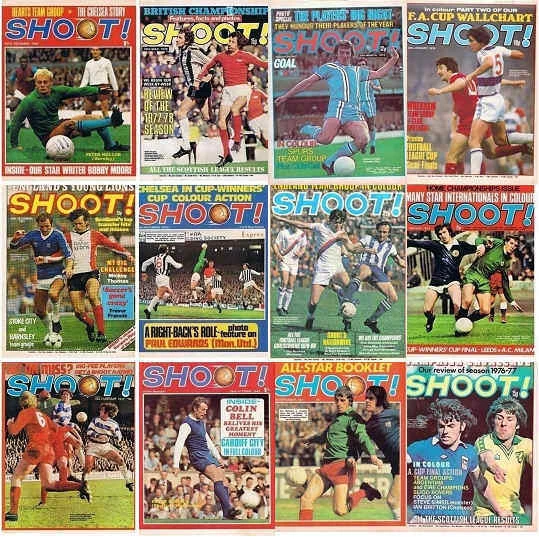 SHOOT FOOTBALL MAGAZINE Front Page Cover Picture - Various Teams Choice ...