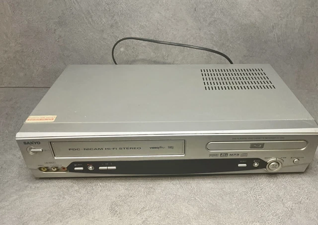 SANYO HV-DX3E VHS & DVD Player Video Cassette Recorder Combo Remote Not ...