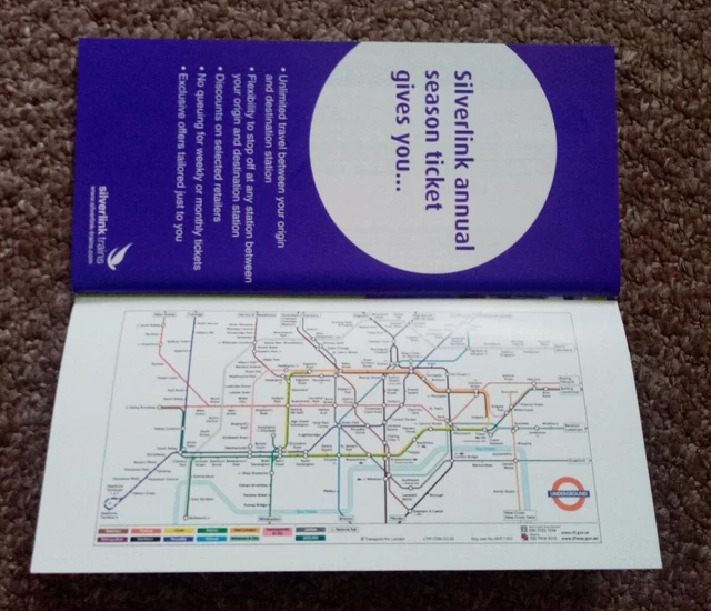SILVERLINK TRAINS SUMMER 2005 Full Network Rail Timetable - Rare ...