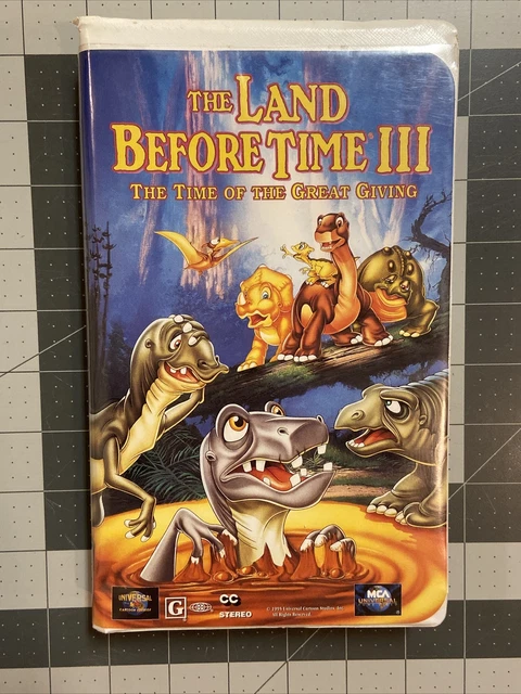 VHS THE LAND Before Time III: The Time of Great Giving (VHS, 1995 ...