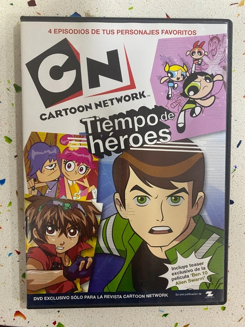 CN CARTOON NETWORK DVD Time Of Heroes Ben 10+ Powerpuff Girls + Bakugan ...