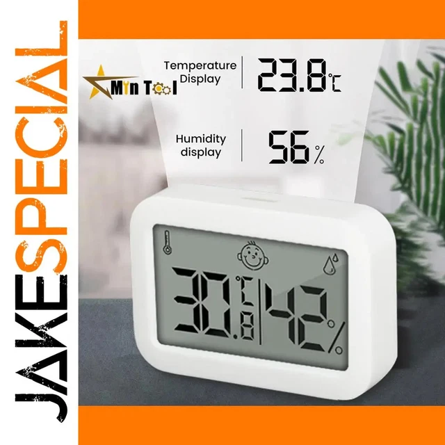 JAKESPECIAL – DIGITAL Thermometer and Humidity Meter 1.9-Inch LCD EUR ...
