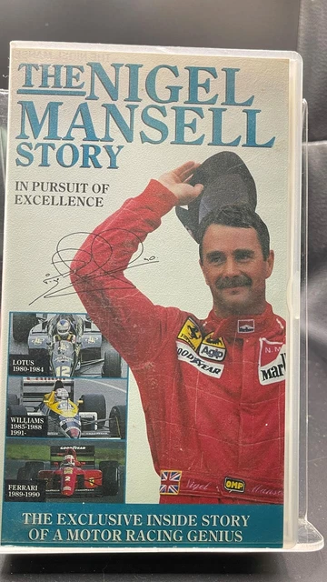 THE NIGEL MANSELL Story VHS Video Tape £8.99 - PicClick UK