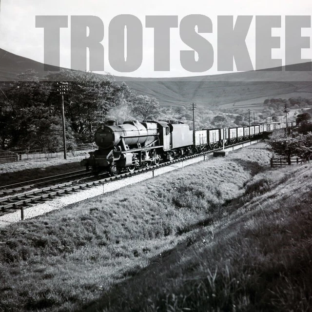 LARGER NEGATIVE BR British Railways Steam Loco 48452 Class 8F Cowburn ...