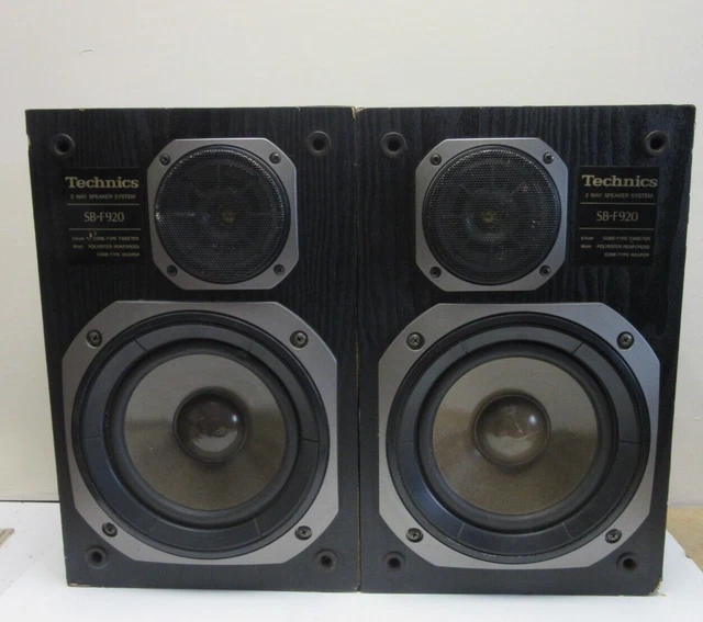 TECHNICS SB-F920 2-WAY Hi-Fi Speakers Working Vintage Audio Condition £ ...