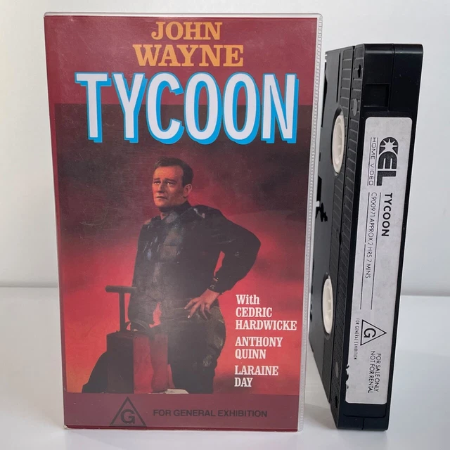 TYCOON - VHS Video Tape - Western Movie - John Wayne - 1947 $9.98 ...