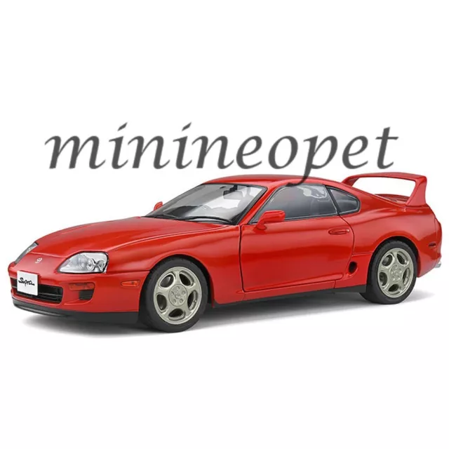 Solido Toyota Supra Mk4 1 18 Diecast Model Car Red S1807601 £43 69