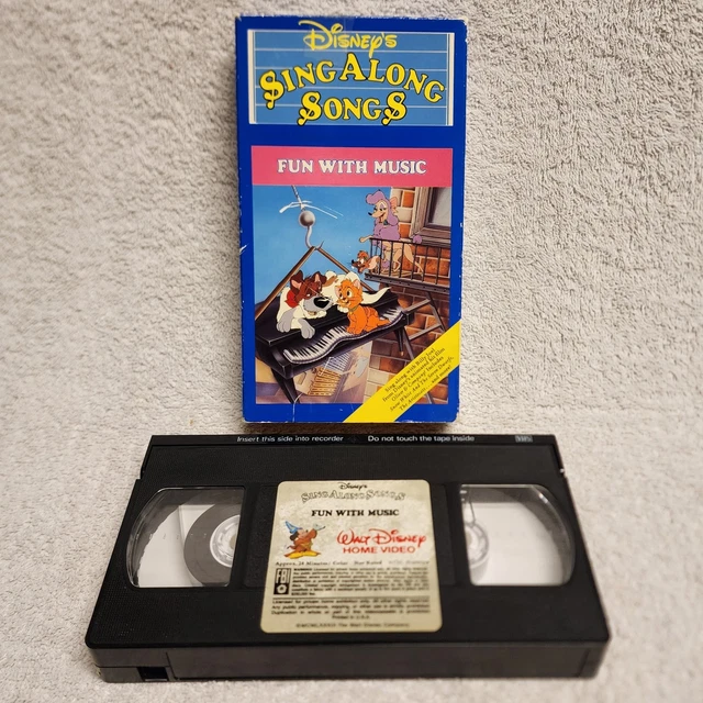 WALT DISNEY SING Along Songs Fun with Music VHS Video Tape Billy Joel 1993 £10.55 - PicClick UK