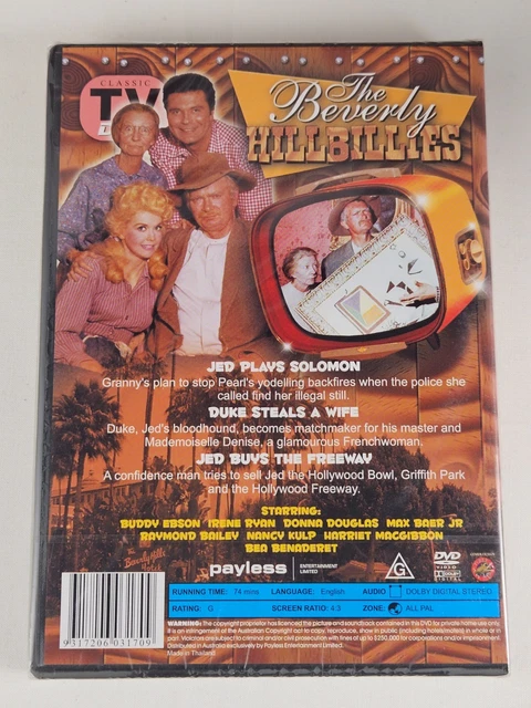 THE BEVERLY HILLBILLIES: Vol.3 DVD (New & Sealed) Region 4 $8.99 ...