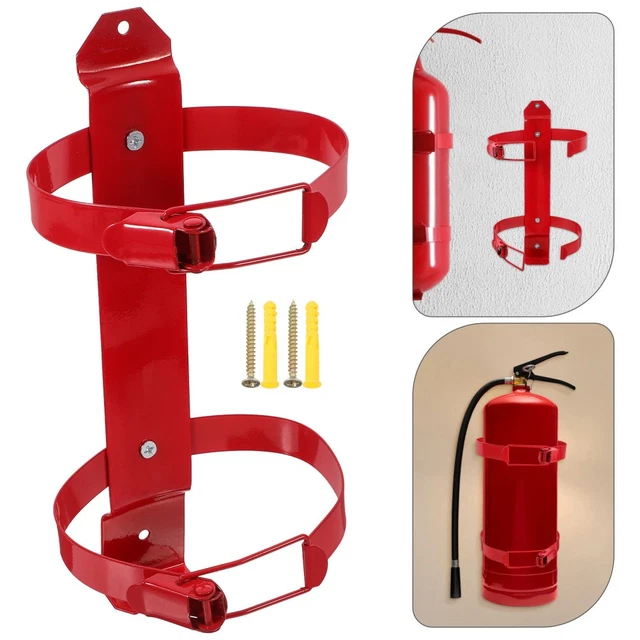 AUTO FIRE EXTINGUISHER Bracket Fire Extinguisher Wall Mount Bracket 2KG ...