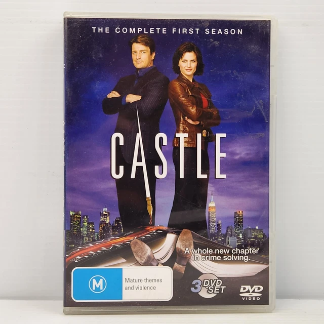 CASTLE SEASON 1 | 3-DVD Set Nathan Fillion Stana Katic Comedy Drama ...