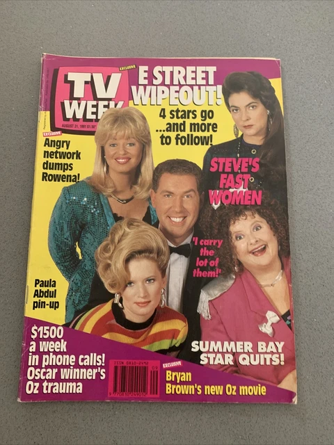 MADONNA, BRYAN BROWN, Paula Abdul, Summer Bay - TV Week 1991 EUR 12,14 ...