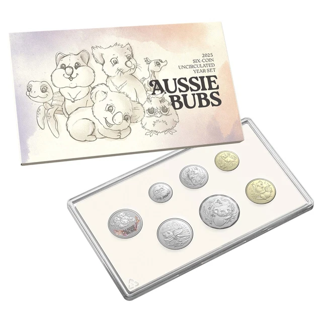 2025 AUSTRALIA'S BABY Uncirculated Coin Mint Set - Aussie Bubs $75.00 ...