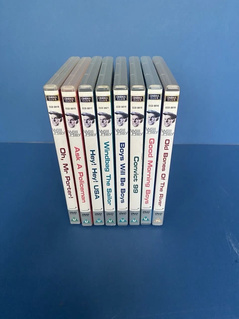 WILL HAY COLLECTION of 8 DVDs (ITV/Rank) £14.23 - PicClick UK