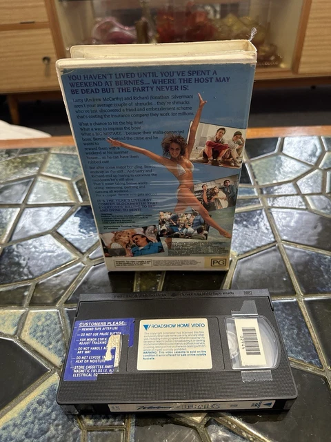WEEKEND AT BERNIE’S VHS Video Tape Clam Shell Ex Rental Movie Video ...